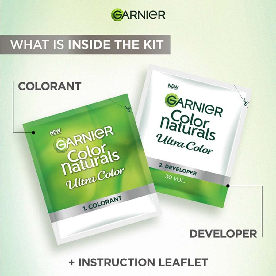 Garnier Hair Color Naturals – Ultra Color Sachet | Cool Ash With 3x ...
