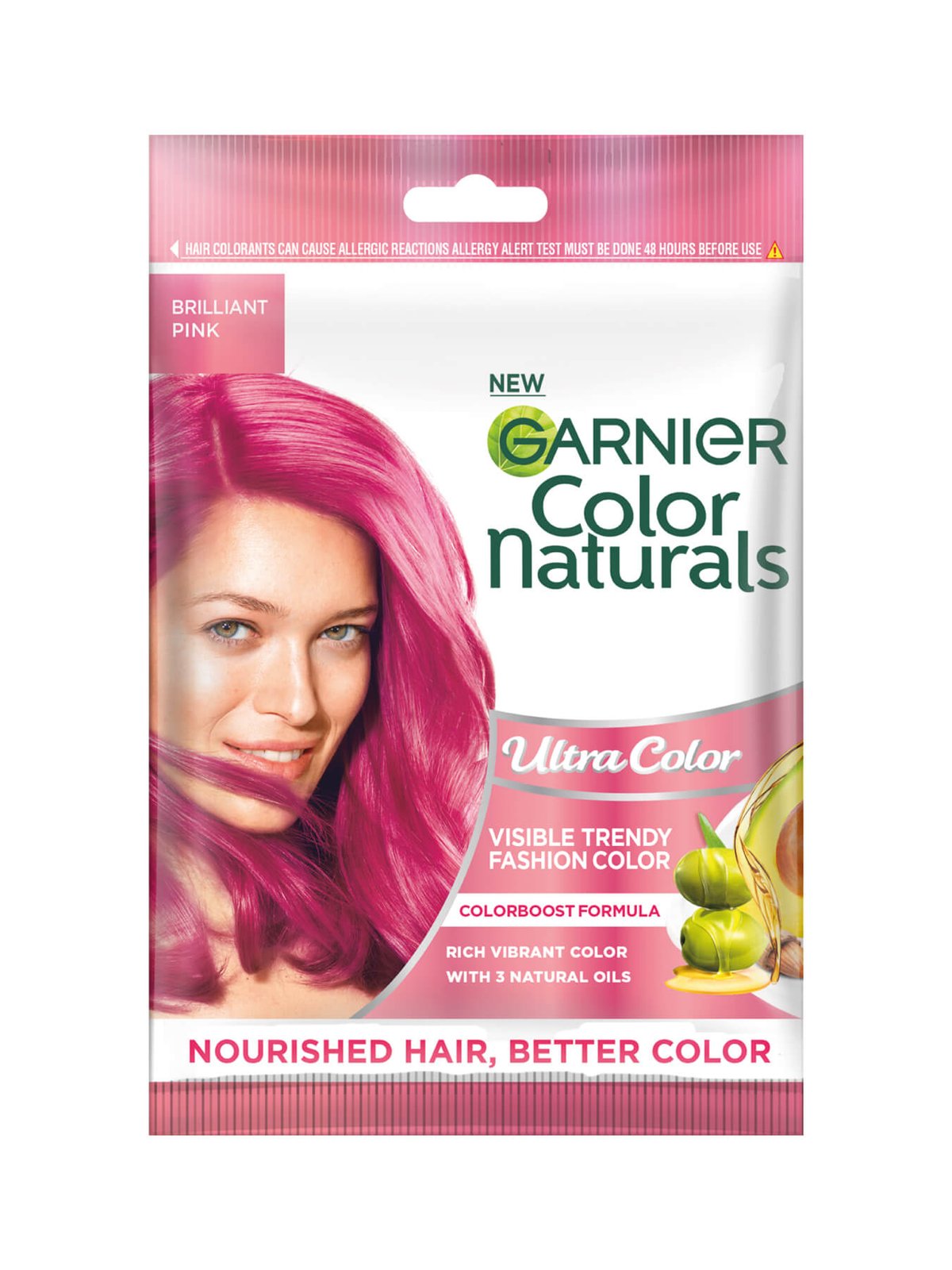 Color Naturals Ultra Color Brilliant Pink Tanpa Ammonia | Garnier