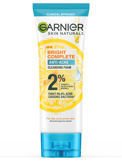 Garnier Bright Complete | Garnier Bright Complete Anti-Acne Cleansing Foam