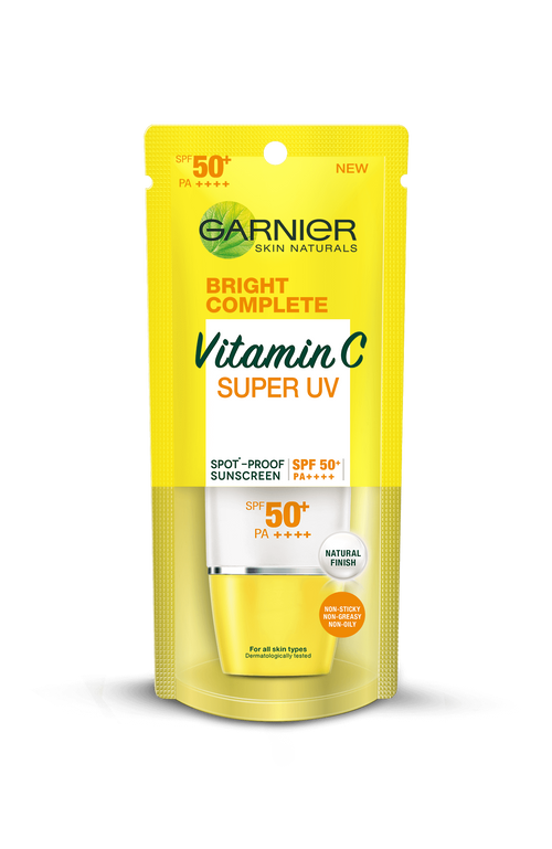 Vitamin C Super UV Natural: Pelindung Sinaran Spf 50+ | Garnier