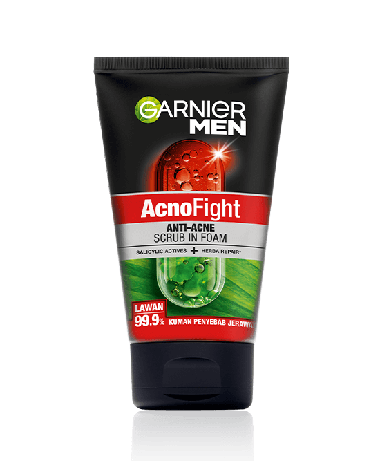 Pembersih Muka Anti-Jerawat AcnoFight Lelaki 50ml-150ml | Garnier