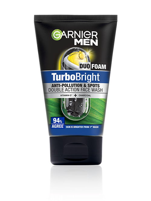 TurboBright Super Duo: Pembersih Arang untuk Kulit Cerah | Garnier