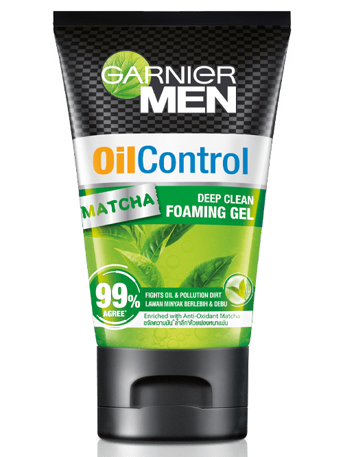 Garnier Men | Garnier Men Oil Control Matcha Deep Clean Foaming Gel