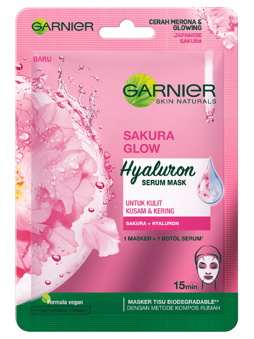 Garnier Sakura Glow Serum Mask